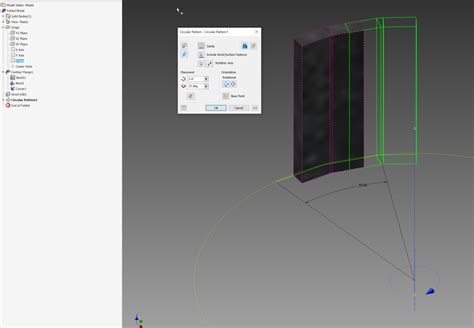 Solved Circular Sheet Metal Pattern Issue Autodesk Community