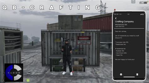 Qbcore Script ┃qb Crafting┃cloud Development Youtube
