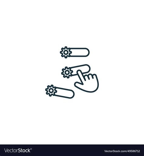 Prioritize Outline Icon Monochrome Simple Sign Vector Image