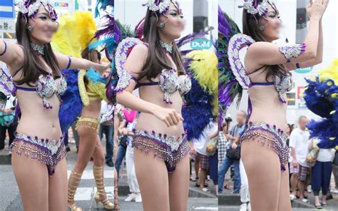 [pcolle] 【写真】妖艶な目元！紫煙の色白超美人サンバダンサー（美人すぎるので目線ぼかし外しました ） 高画質210枚
