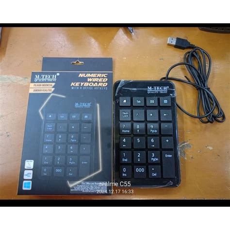 Jual Keyboard Numeric Wired Merk M Tech Shopee Indonesia