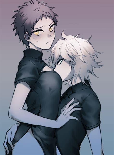 Komaeda Nagito And Hinata Hajime Danganronpa And 1 More Drawn By