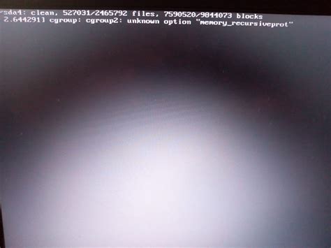 Unknown Option Memory Recursiveprot Support Manjaro Linux Forum