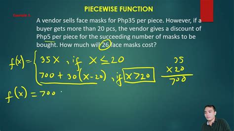 Grade 11 Piecewise Function Youtube