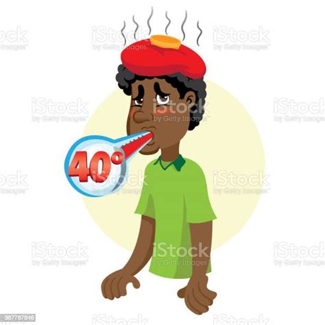 마스코트 벤 사람 아프리카 후손 사람 고 열 증상 의학에 관련 된 정보 및 기관에 이상적 개념에 대한 스톡 벡터 아트 및 기타 이미지 Istock