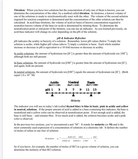 experiment acids bases and buffers name date lab