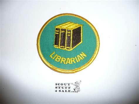 Librarian Patch 1972 1989 L6 Sewn