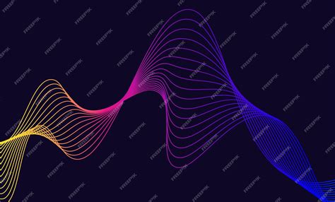 Premium Vector Abstract Wave Lines Background