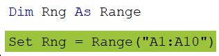 Set Range In VBA Excel Cells Reference How To Access