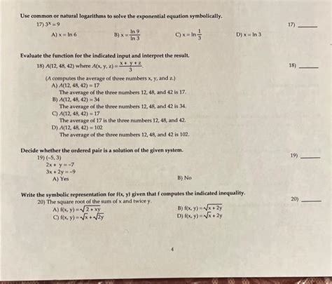 Solved Use Common Or Natural Logarithms To Solve The Chegg