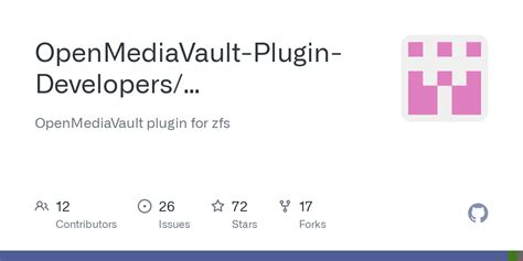 Github Openmediavault Plugin Developersopenmediavault Zfs