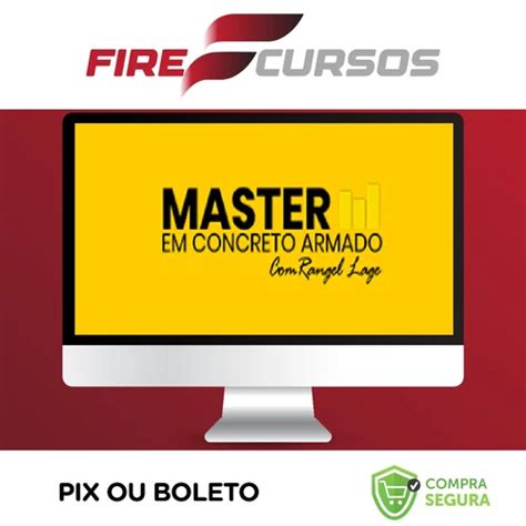 Master Em Concreto Armado Rangel Lage Fire Cursos Rateio De Cursos