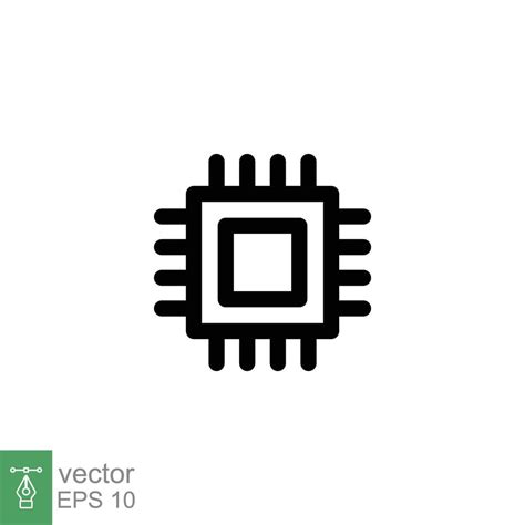Icono De Microchip