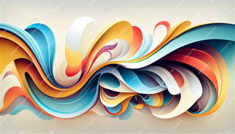 Premium Ai Image Generative Ai Waveform Odyssey An Abstract Background Of Dynamic Wavelike