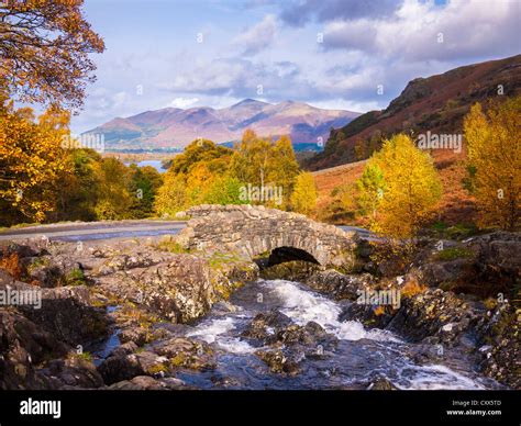 Autumn Colour At Ashness Bridge In The Lake District Near Keswick