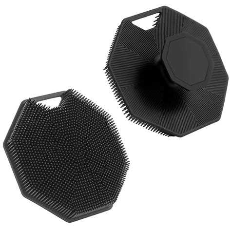 3pack Silicone Body Scrubber Body Buffer Exfoliating Brush With Silicone Loofah Bath And Body