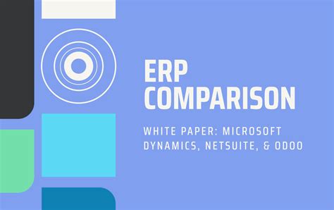 Erp Comparison Microsoft Dynamics Netsuite And Odoo