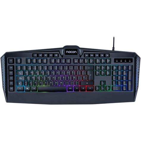 Nacon Cl 210 Teclado De Membrana Gaming Rgb Negro