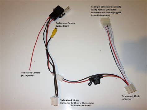 diagram backup camera trigger wire