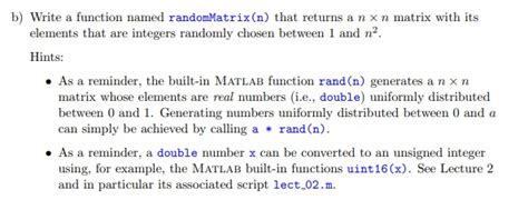 Solved Exercise 3 A Magic Square Is A Nxn Matrix Composed Of