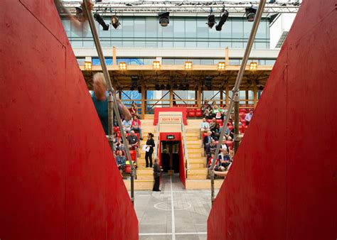 Playing Field Theatre By Assemble Borrows From Stadium Architecture