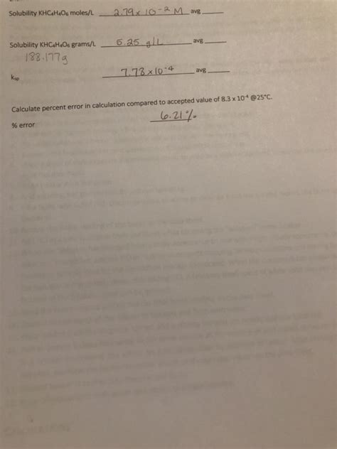 Solved Post Lab Experiment 1 Answer On This Sheet The