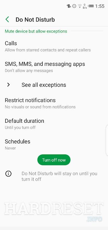 Turn Off And Turn On Do Not Disturb Mode On Infinix Hot Play Hardreset Info