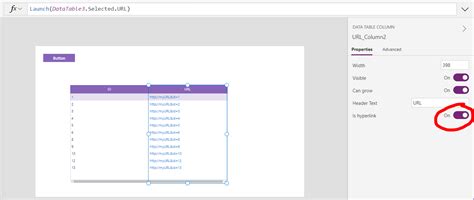 solved datatable thisitem not available for onselect power platform