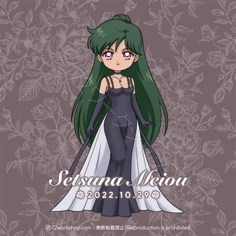 Meiou Setsuna Princess Pluto Sailor Pluto 72workshop Bishoujo Senshi Sailor Moon Highres