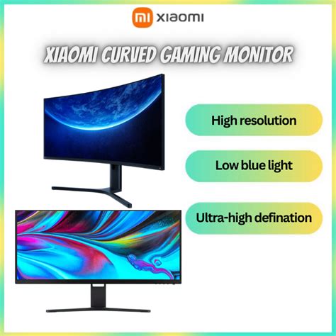 “Local Seller " Xiaomi Mi Curved Display Gaming Monitor 34-Inch 21:9 ...