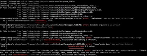 Error Reported After Make Idaholab Moose Discussion GitHub