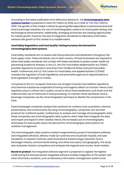 Ppt Chromatography Data Systems Market To Be Worth 1 7 Billion By 2030 Powerpoint