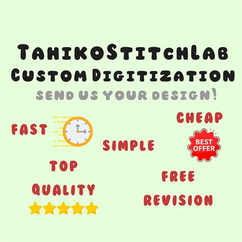 Custom Digitization Service Embroidery Digitization Cheap Digitization Fast Digitization