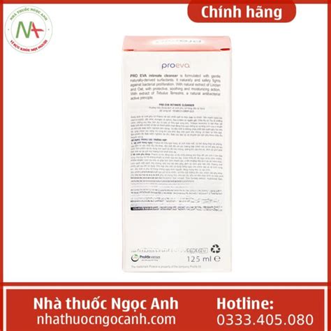Dung Dịch Vệ Sinh Proeva Intimate Cleanser 125ml Giá Bao Nhiêu