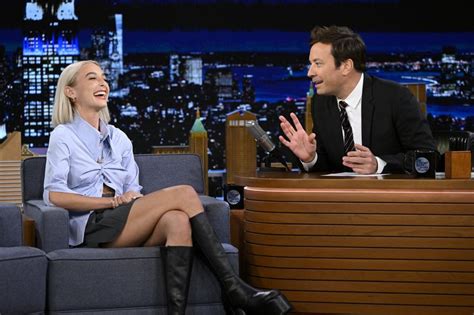 In Case You Missed It Emma Chamberlain On The Tonight Show Starring Jimmy Fallon Talking