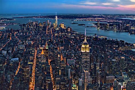 New York City View From The Sky Photograph By Susan Candelario Fine