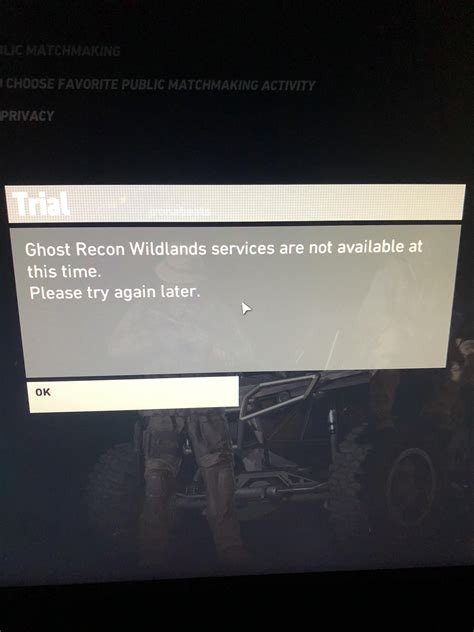 Anybody Know Why This Message Pops Up Rghostrecon