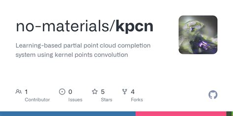 github no materials kpcn learning based partial point cloud