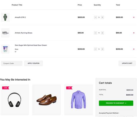 Cart Templates Shopbuilder