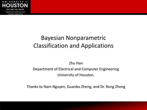 Ppt Bayesian Nonparametric Classification And Applications Powerpoint