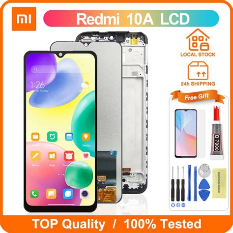 Original Lcd With Frame For Xiaomi Redmi 10a Lcd Display Touch Screen