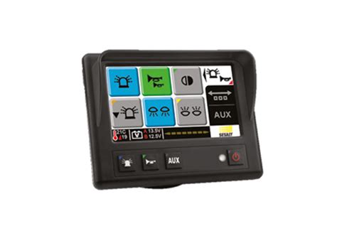Customizable Hmi Touch Control Console For Industrial Vehicles Vignal
