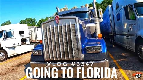 Going To Florida My Trucking Life Vlog 3347 Youtube