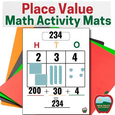 Place Value Multisensory Math Mats New Paltz Multisensory