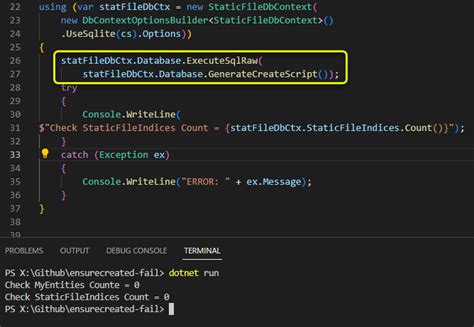 EF Core 多 DbContext 共用資料庫 EnsureCreated 失效問題 黑暗執行緒
