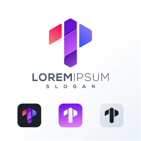 Premium Vector Colorful Tech Logo Design