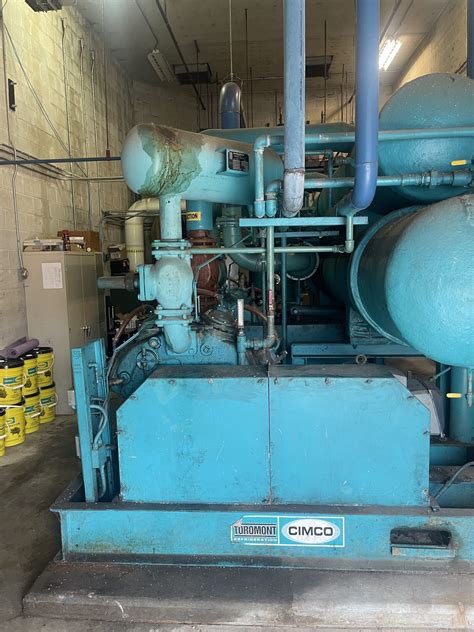 Mycom 300 Hp Reciprocating Ammonia Compressor Package Item C 99871 Refrigeration Equipment Pros