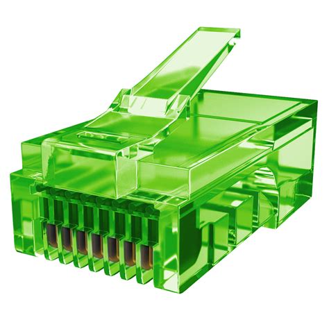 Conector Rj45 Macho 50 MÍcrons De Ouro Shoreline Telecom