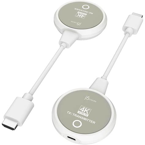 J5create ScreenCast UHD 4K Wireless Display HDMI Extender JVAW75