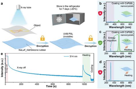 schematic illustration of x‐ray imaging encryption and decryption